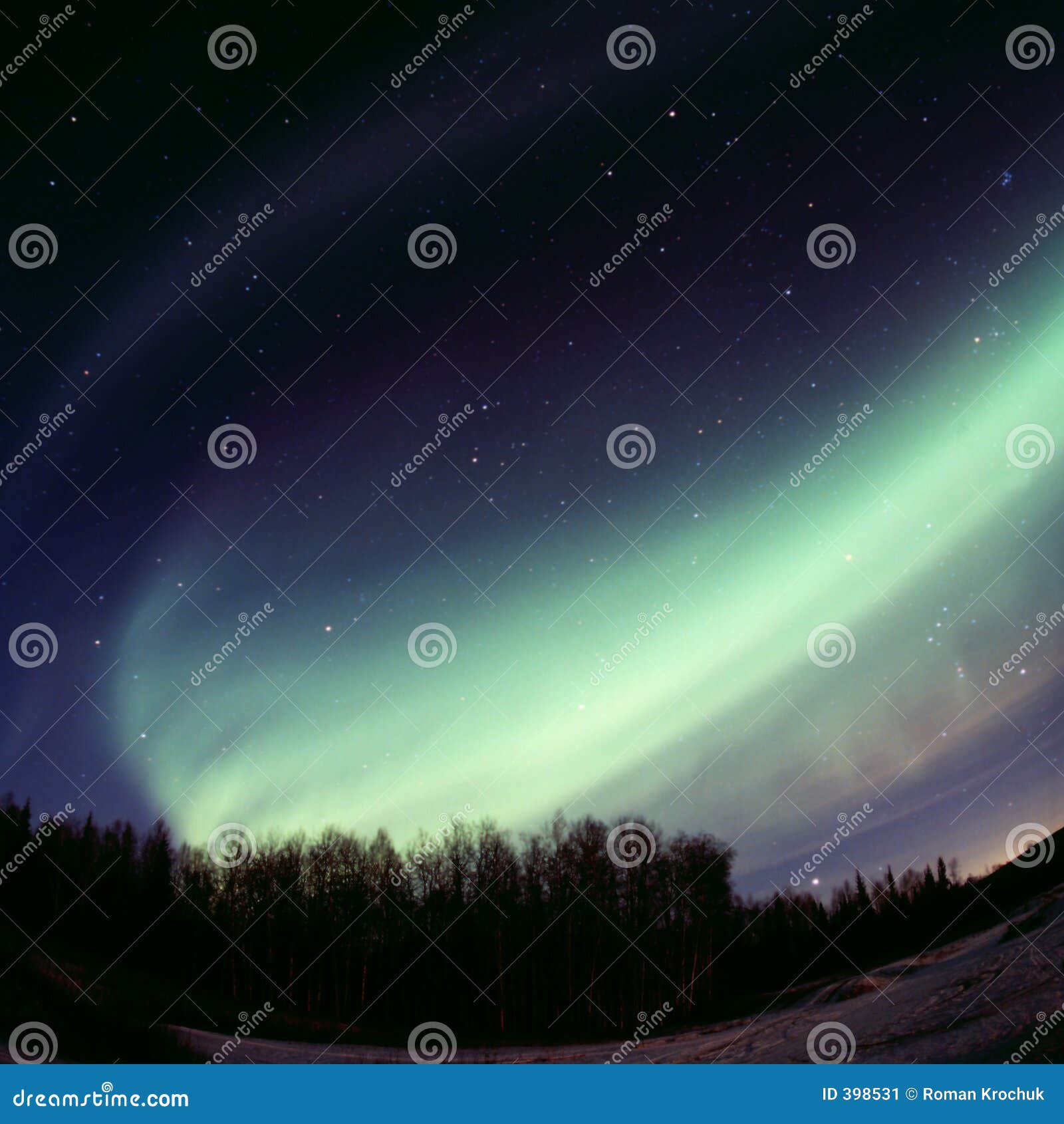 Strong Auroral Display - the Arc Stock Image - Image of year, lights ...