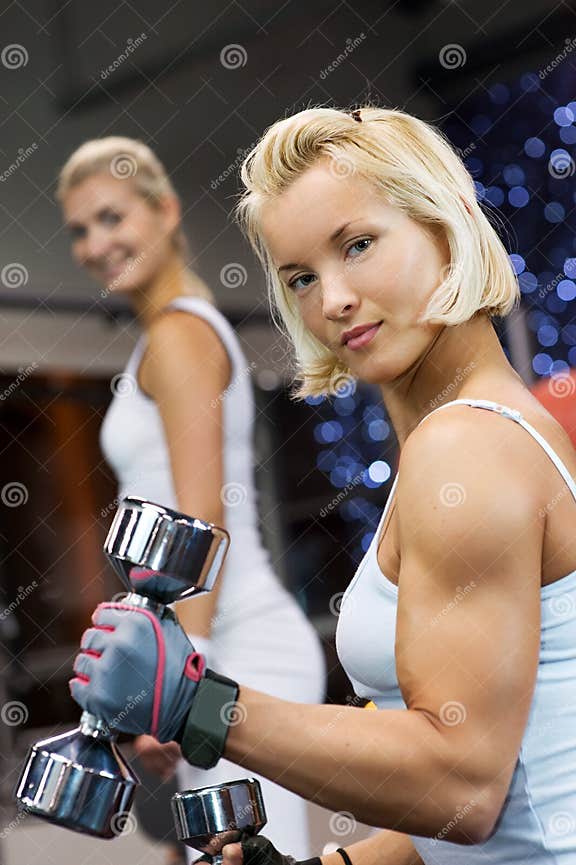 Strong beautiful woman stock image. Image of body, attractive - 7801681