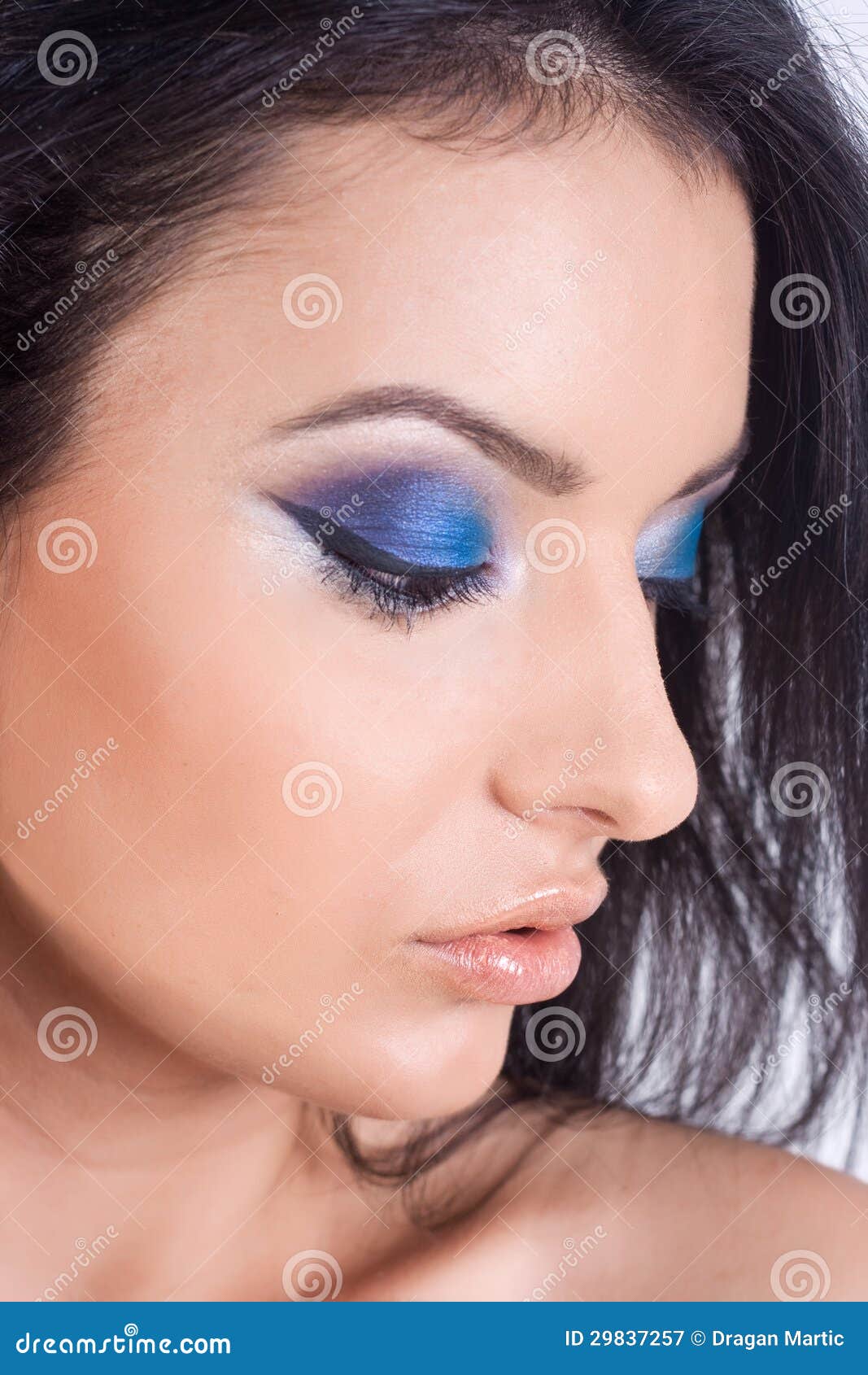 Strong make up stock image. Image of face, eyelash, makeup - 29837257