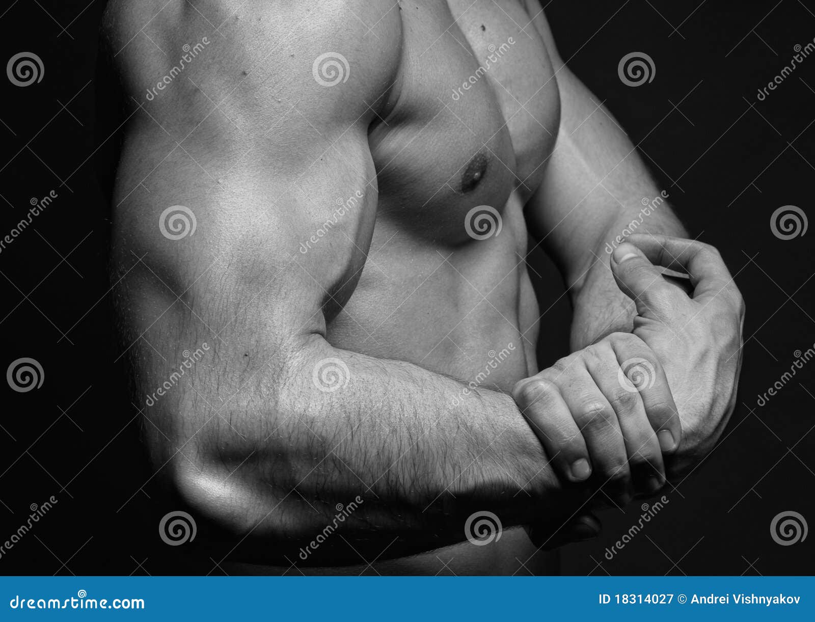 Strong biceps stock image. Image of exercise, athlete - 18314027