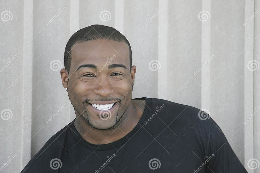 Strong black guy headshot stock photo. Image of outdoor - 9505240