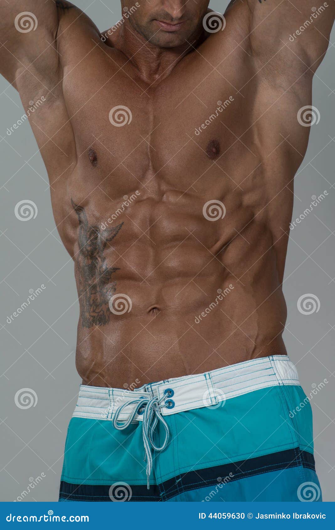 Strong Bodybuilder with Six Pack Stock Photo - Image of model, beauty ...