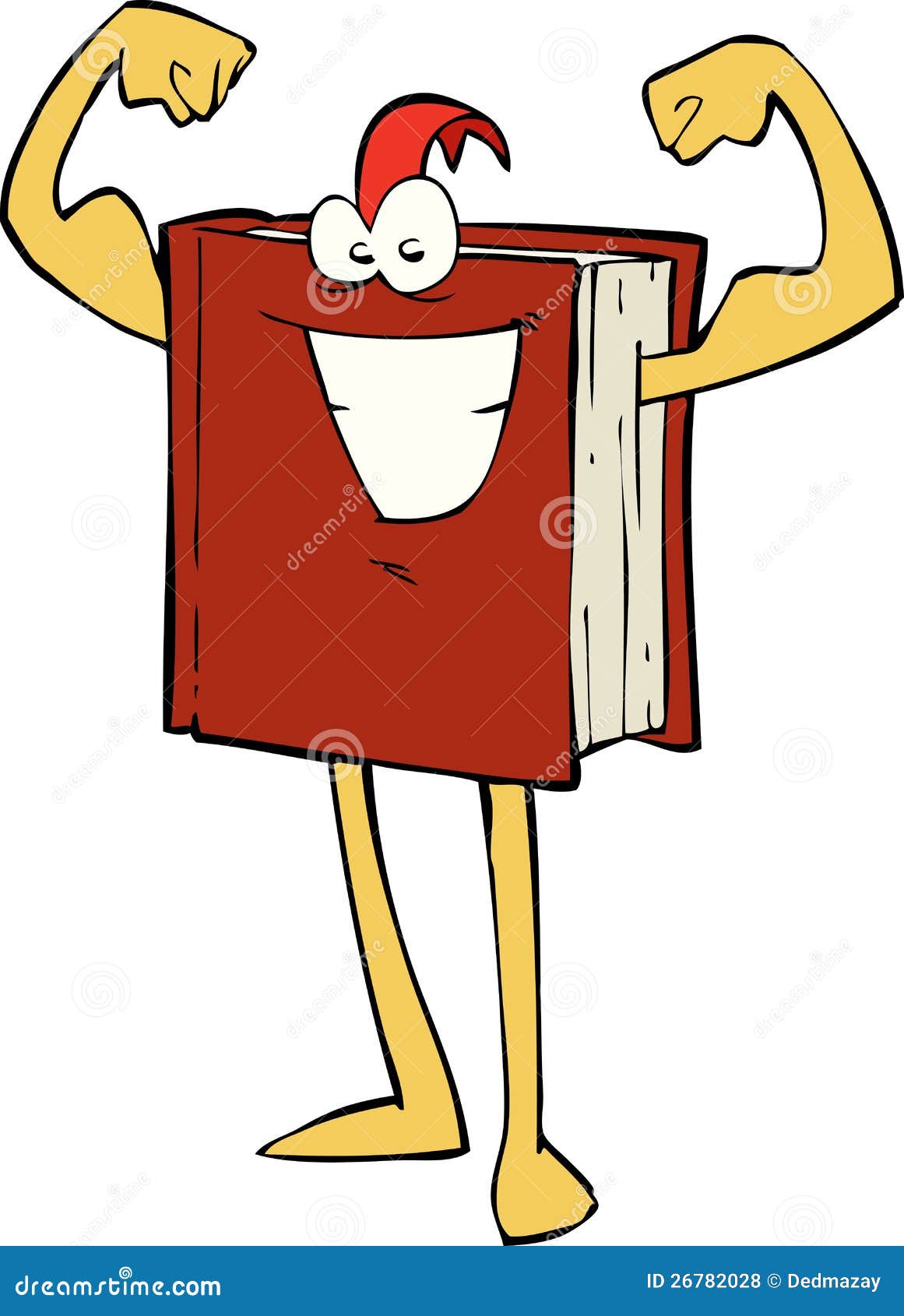 Strong book stock vector. Illustration of page, vector - 26782028