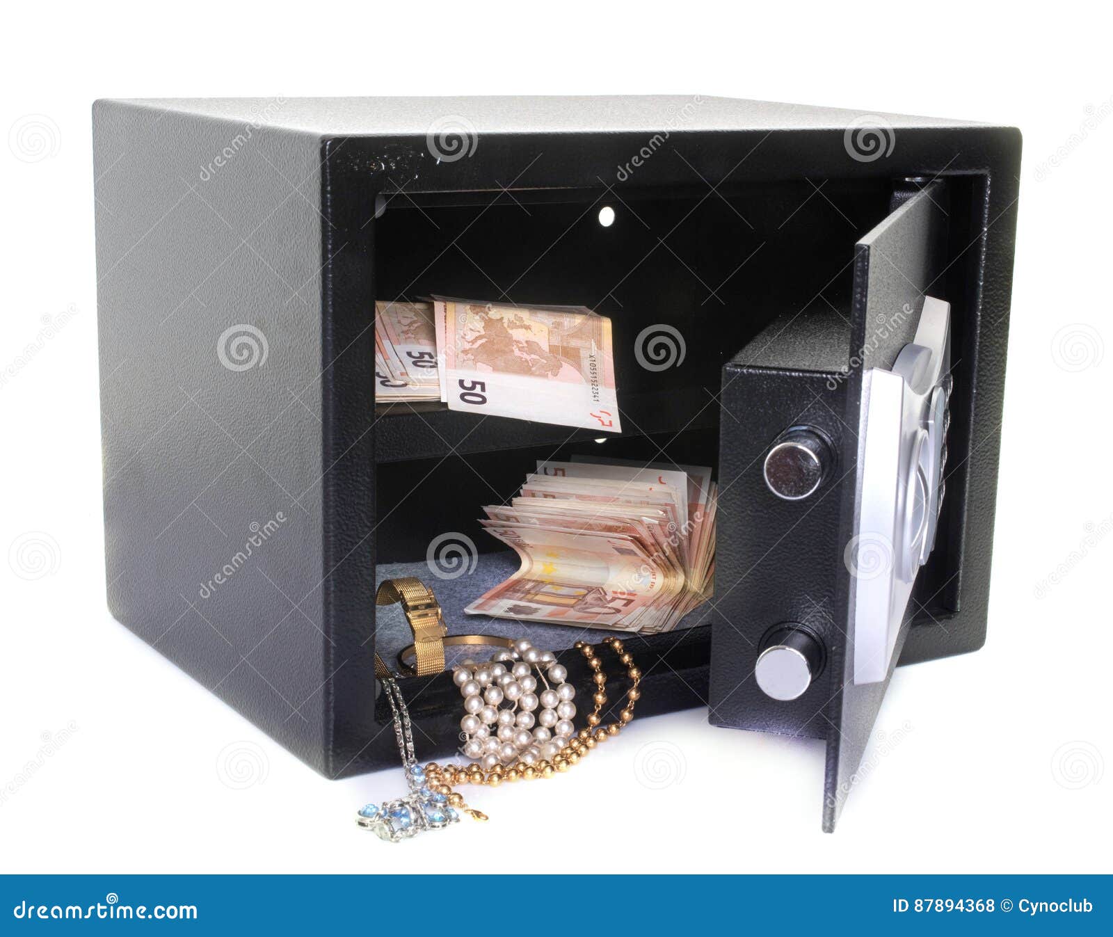 Strong box in studio stock photo. Image of combination - 87894368