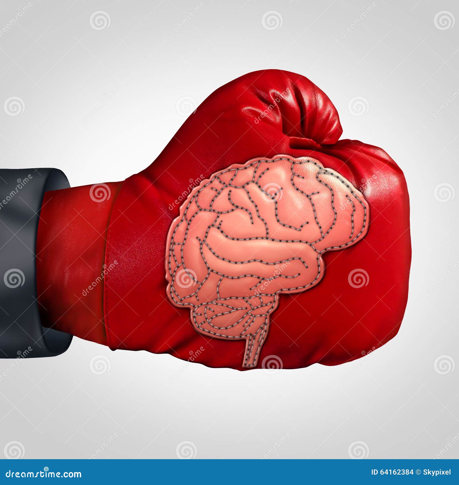 Strong Brain Activity stock illustration. Illustration of fitness ...