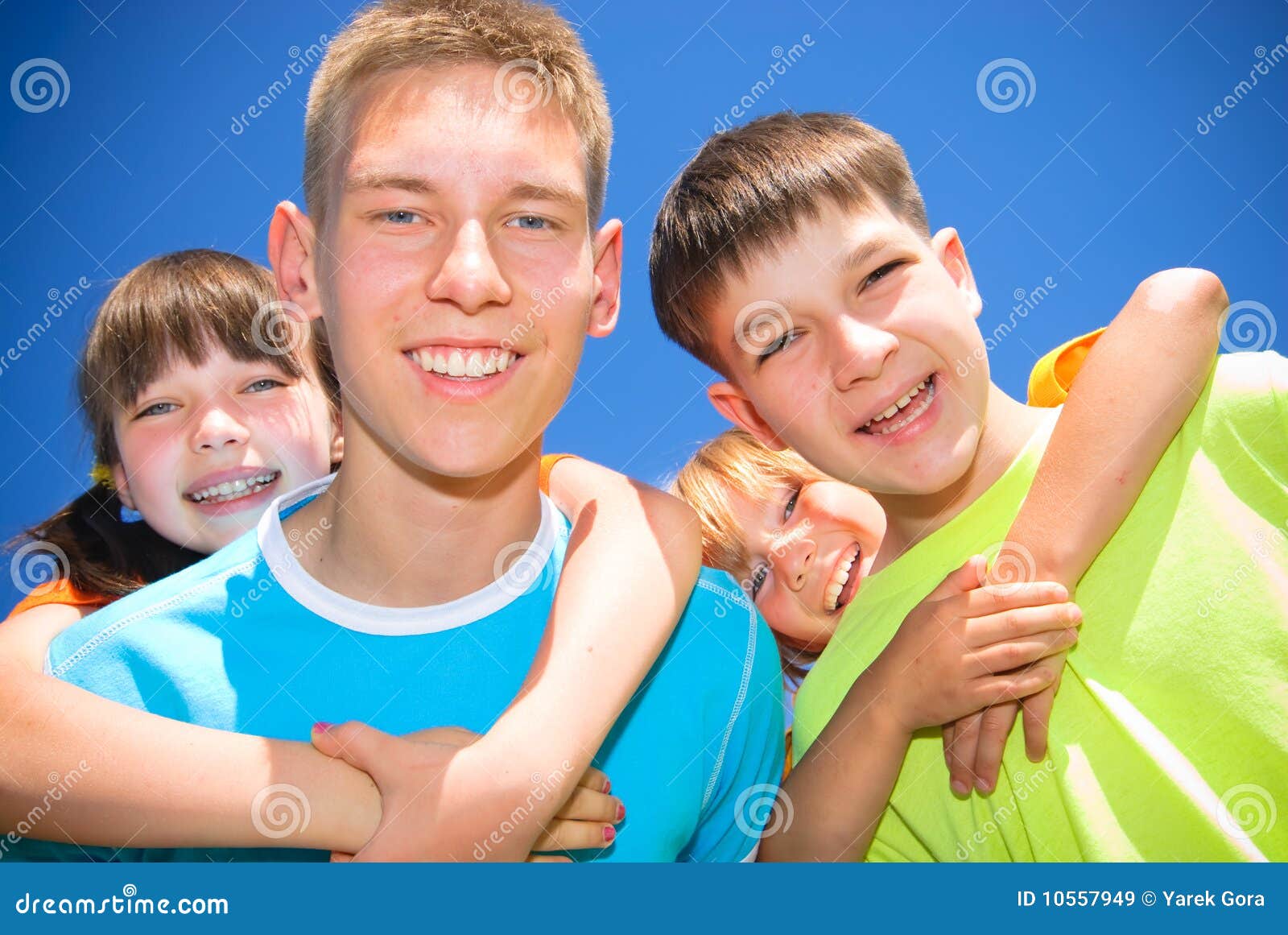 Strong brothers stock image. Image of warm, clear, four - 10557949
