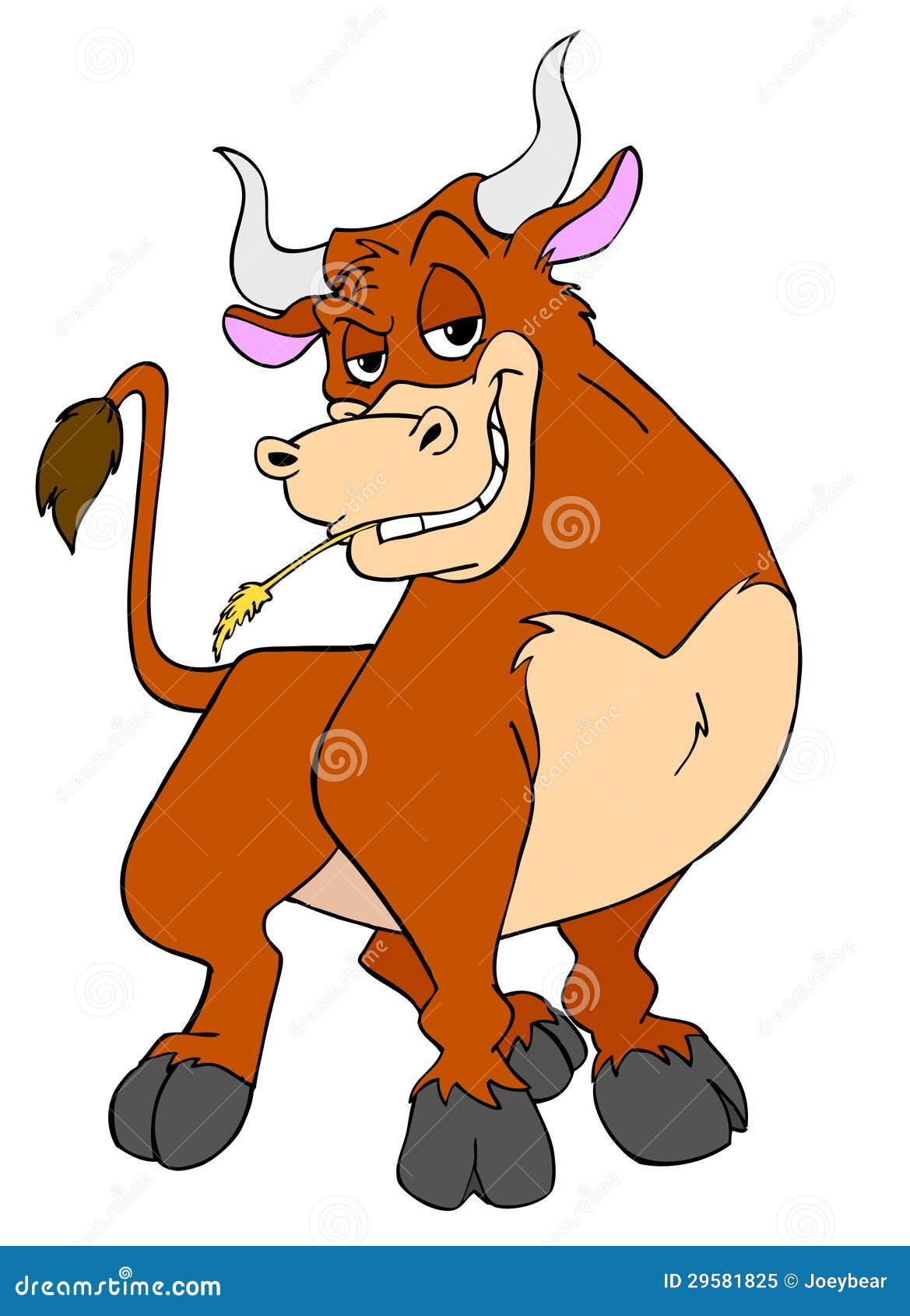 Strong Bull stock vector. Illustration of steaks, bull - 29581825