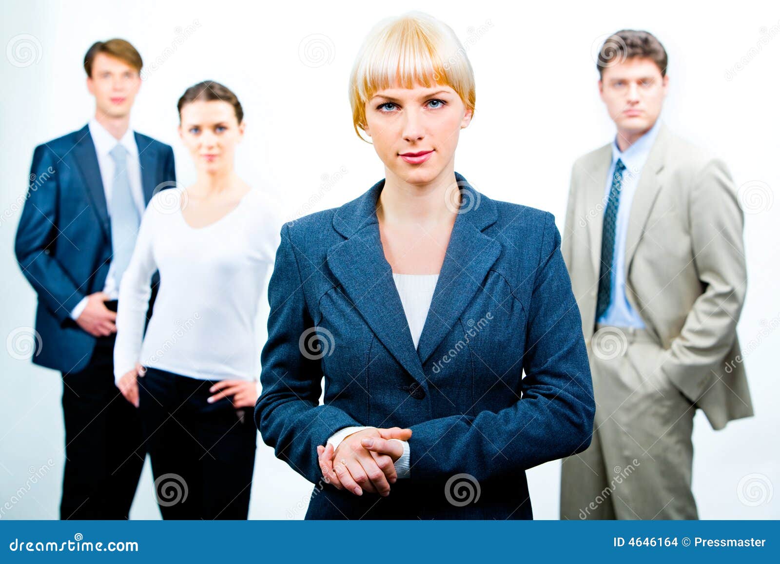 Strong business leader stock photo. Image of business - 4646164