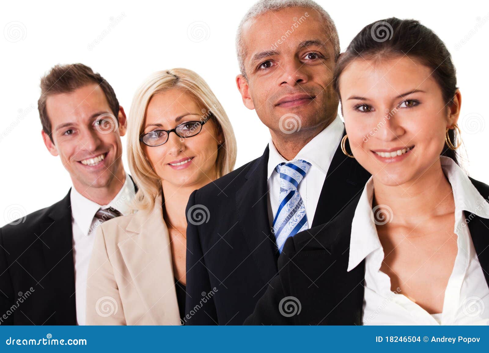 Strong Business Team stock photo. Image of group, business - 18246504