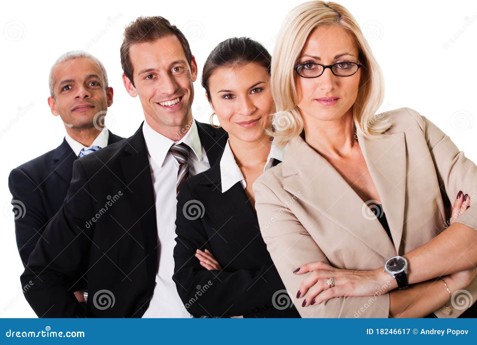 Strong Business Team stock image. Image of caucasian - 18246617