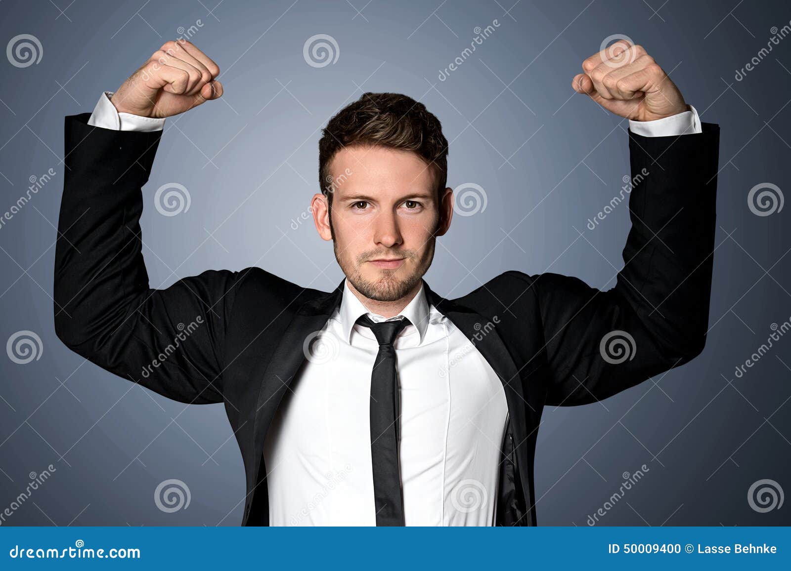 Strong Businessman stock photo. Image of boss, strength - 50009400