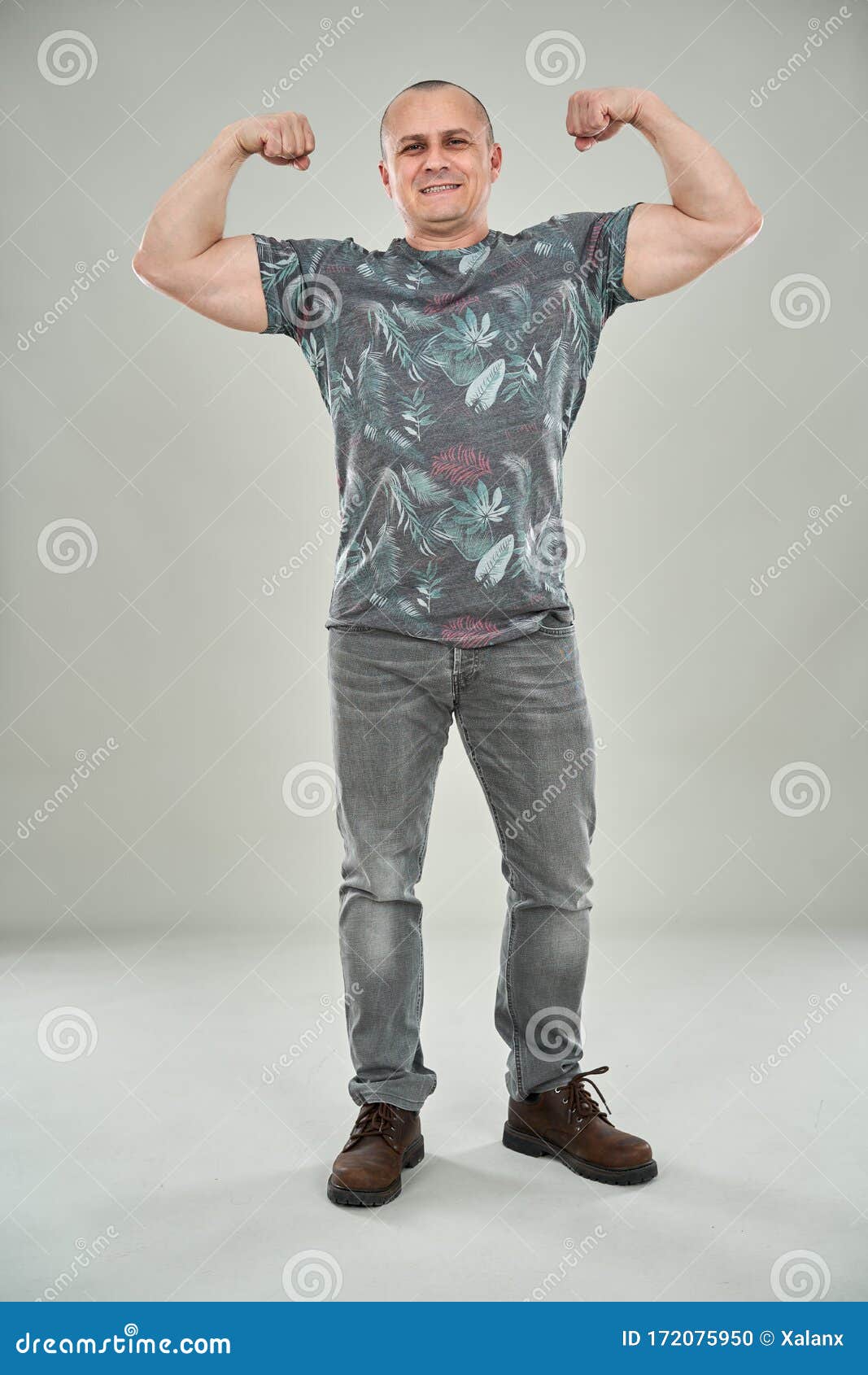 Strong businessman flexing stock photo. Image of fight - 172075950