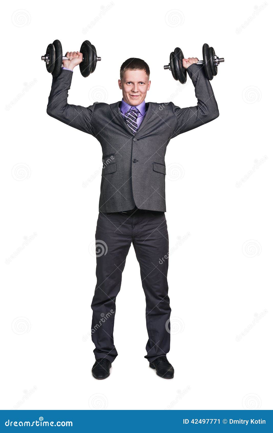 Strong businessman stock image. Image of endurance, businessmen - 42497771