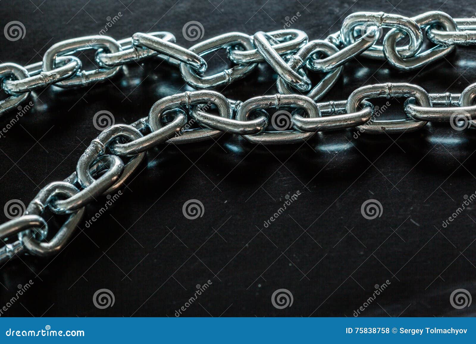 Strong chain stock photo. Image of linked, abstract, black - 75838758