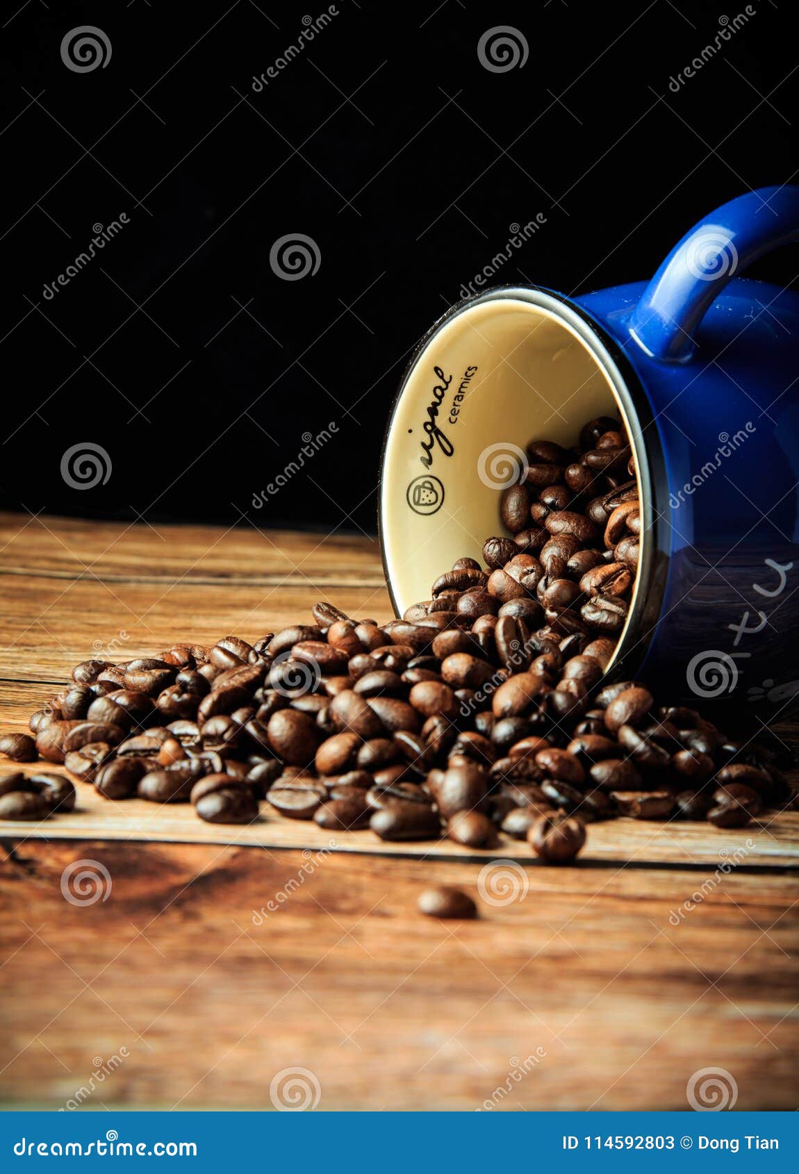 Strong Coffee and Coffee Beans Stock Image - Image of endowment, cubes ...