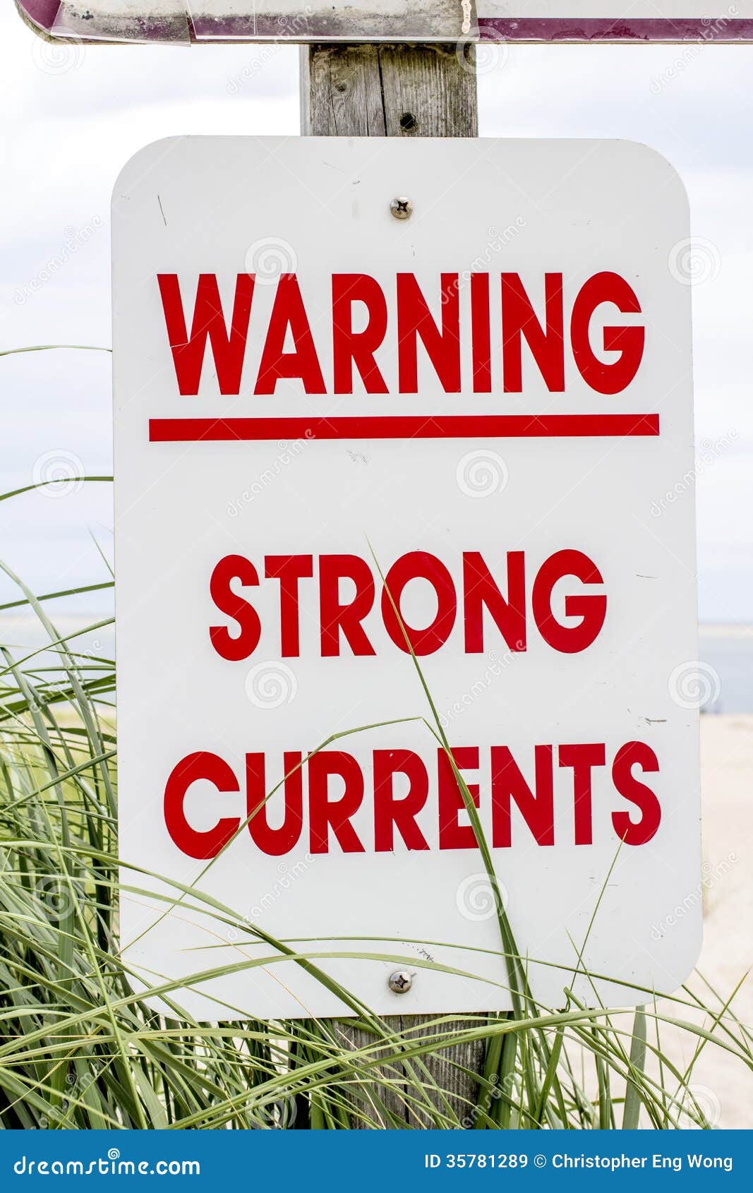 Strong Current Sign stock image. Image of cape, warning - 35781289
