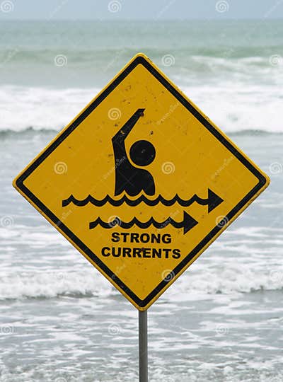 Strong currents sign stock image. Image of current, strong - 19271367
