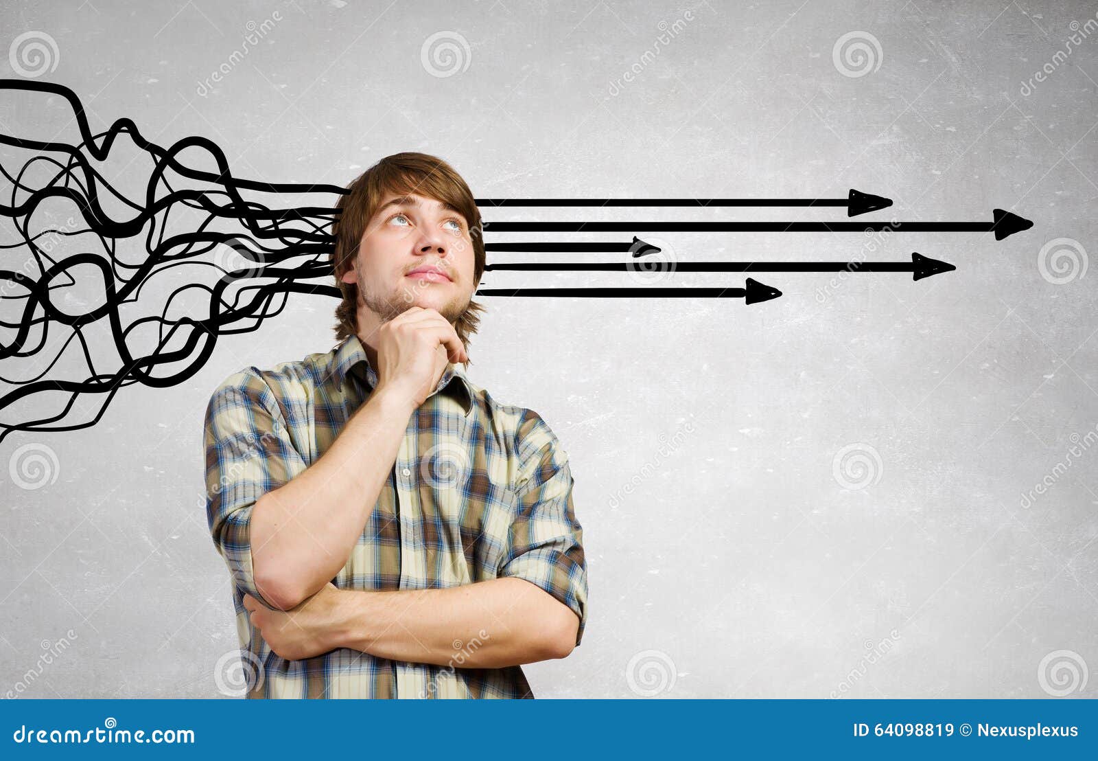 Strong Decision Making Ability Stock Image - Image of genius, work ...