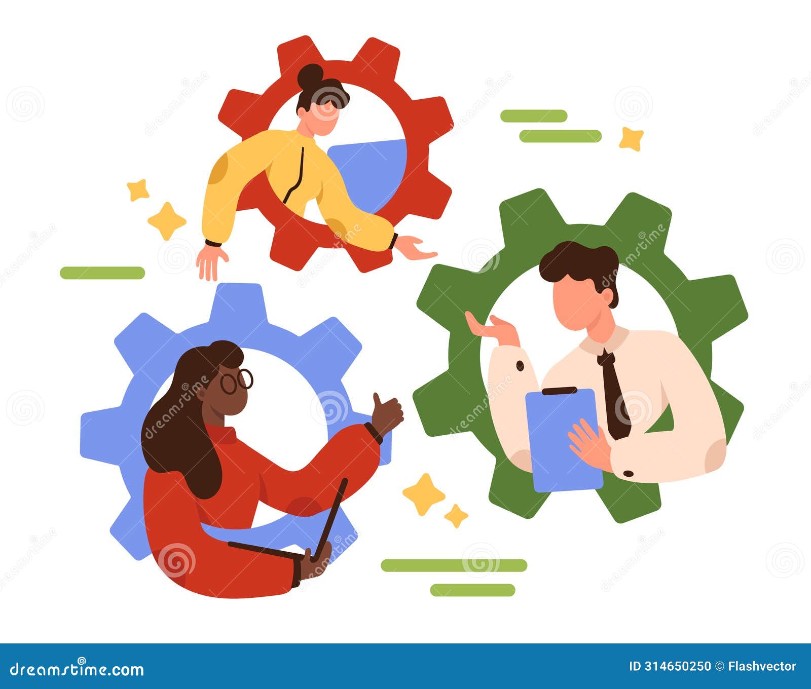 Strong Dedicated Team, Effective Cooperation and Teamwork of Employees ...