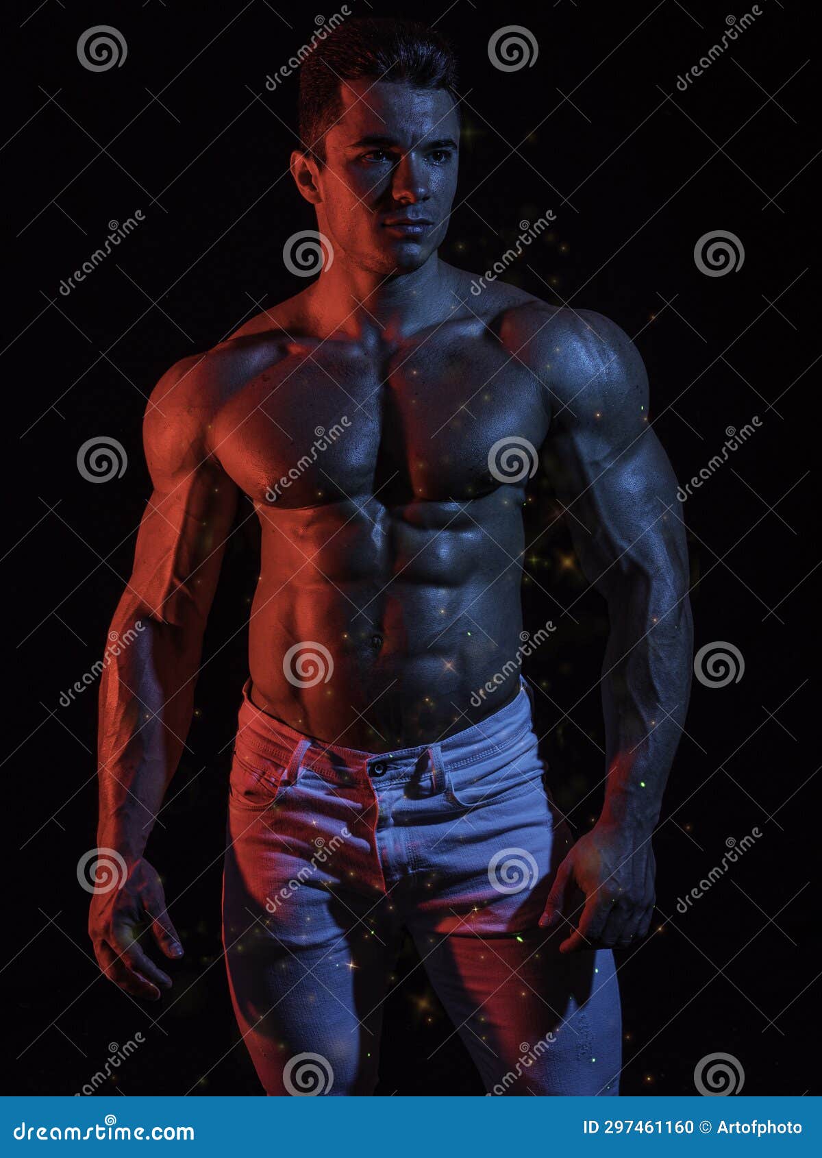 A Strong Display of Masculinity: Flexing Muscles and Striking a Pose ...