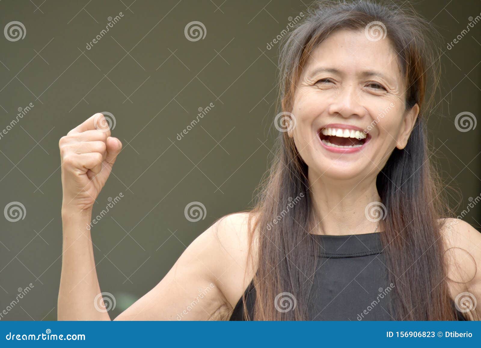 Strong Diverse Adult Female Stock Image - Image of strong, female ...