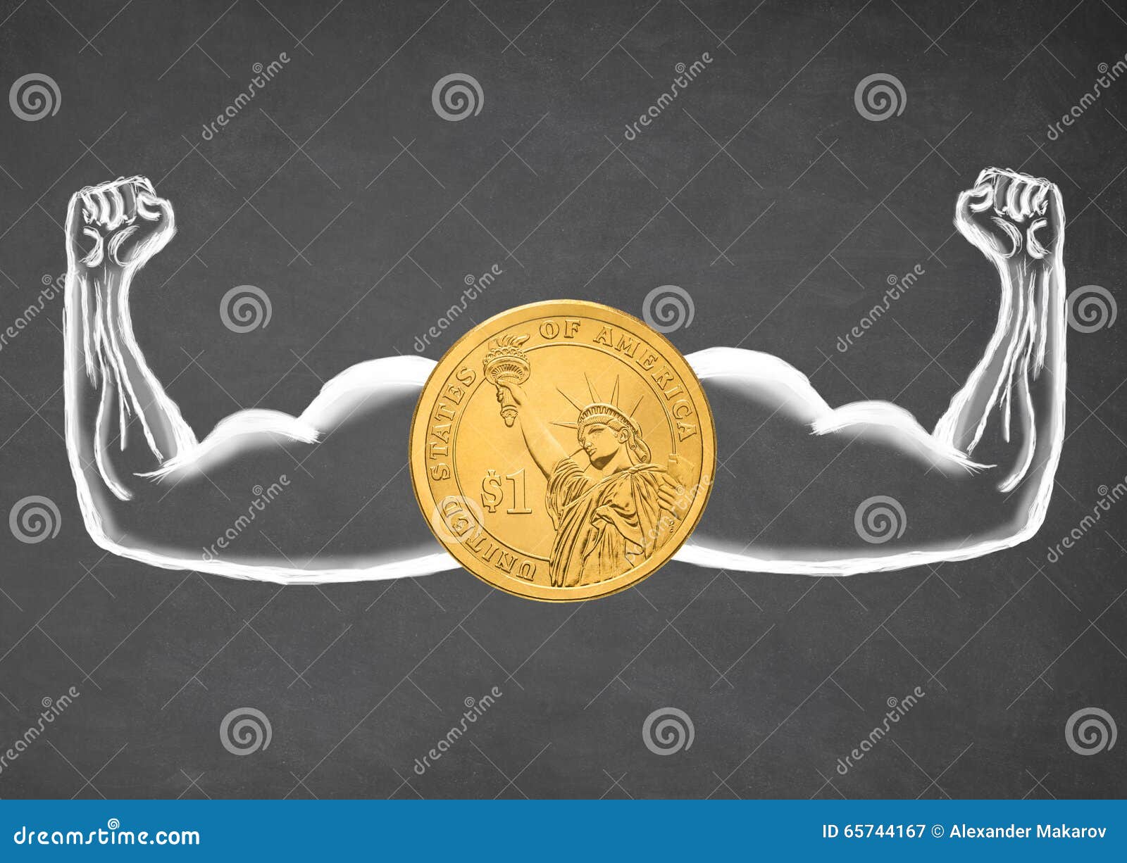 Strong Dollar. Financial Concept Stock Image - Image of concept, money ...