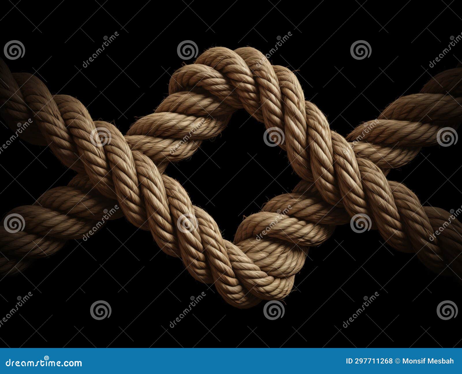 Tying Together Worlds: Striking Visuals of an Artistic Knot on a ...