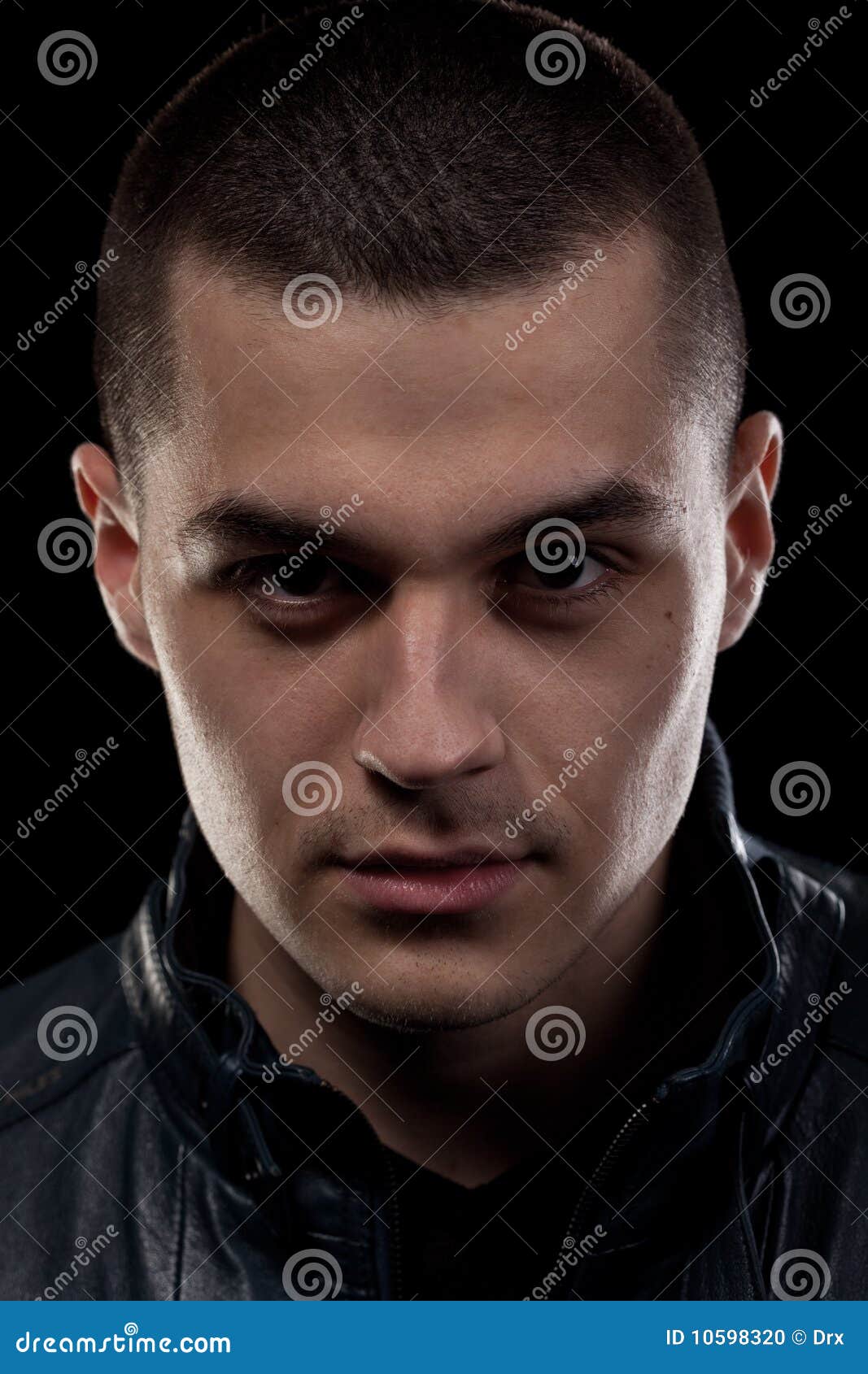 Strong face portrait stock photo. Image of smiling, strong - 10598320