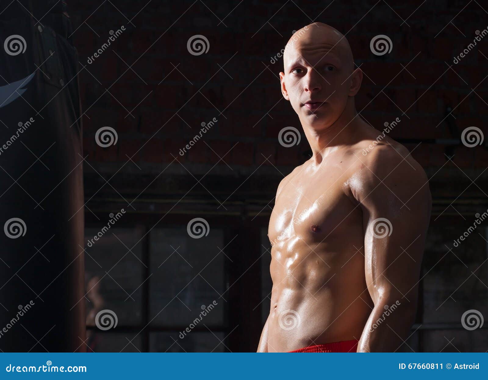 Strong fighter stock image. Image of fearless, attractive - 67660811