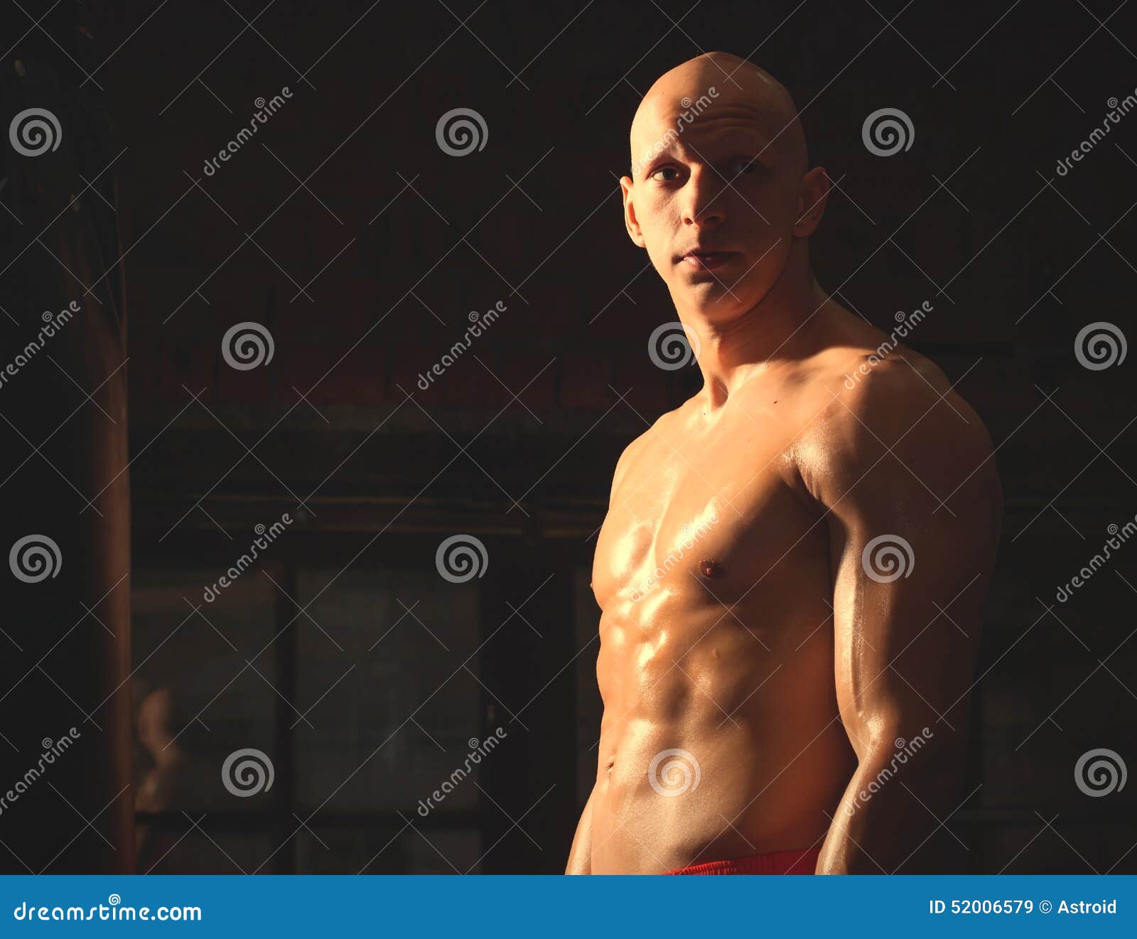Strong Fighter In Cage Stock Image | CartoonDealer.com #111529411