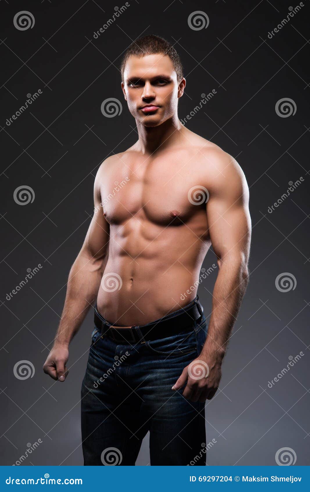 Strong, Fit and Sporty Bodybuilder Man Stock Photo - Image of active ...