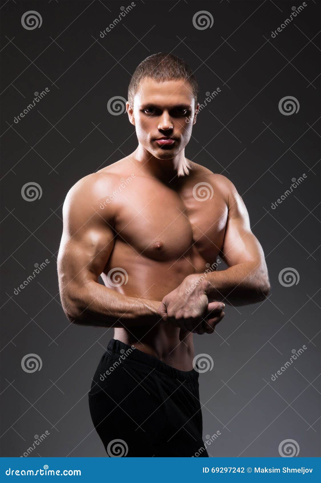 Strong, Fit and Sporty Bodybuilder Man Stock Photo - Image of culture ...
