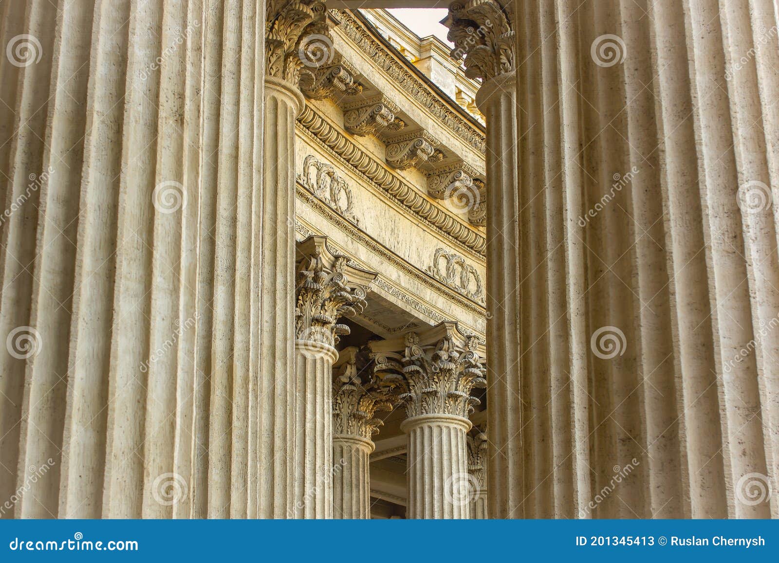Strong foundation stock image. Image of columns, architecture - 201345413