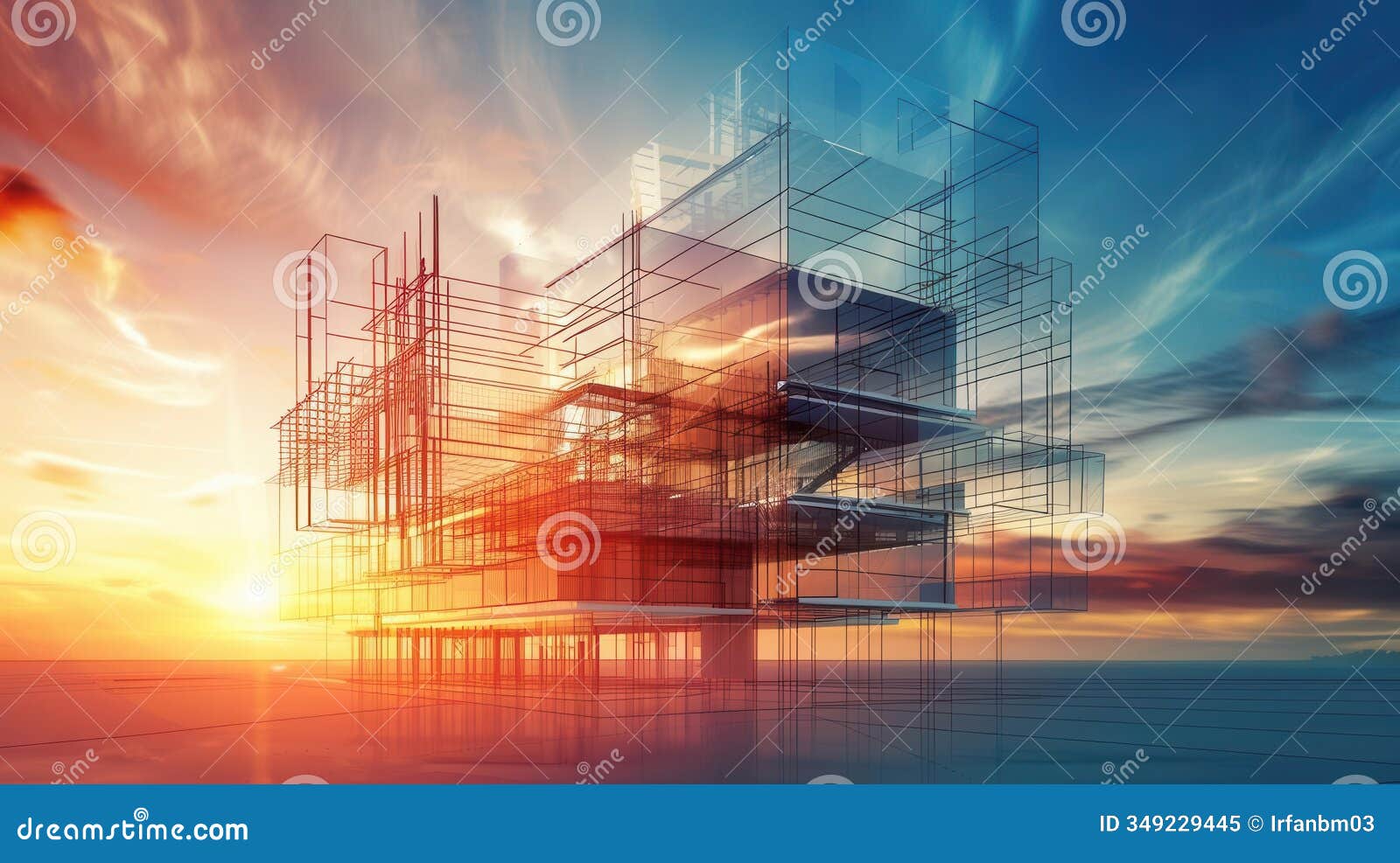Strong Foundation. Framework Concept Stock Image - Image of build ...
