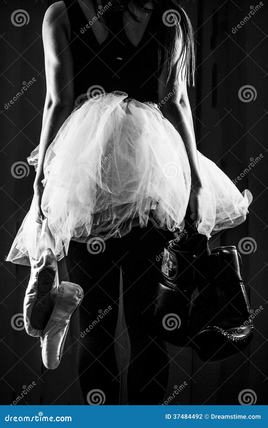 Strong and fragile woman stock photo. Image of skirt - 37484492