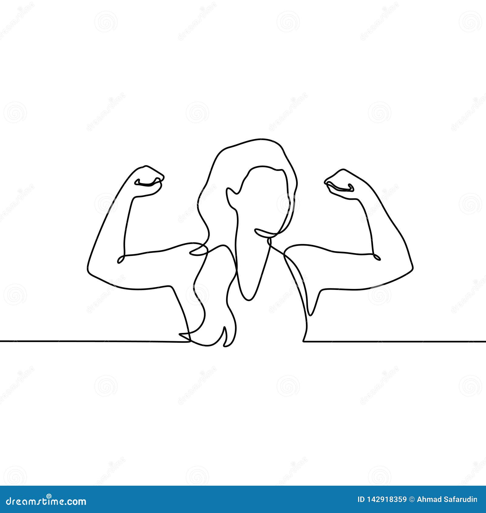 Strong Girl In Eyeglasses Classical American Symbol Of Female Power