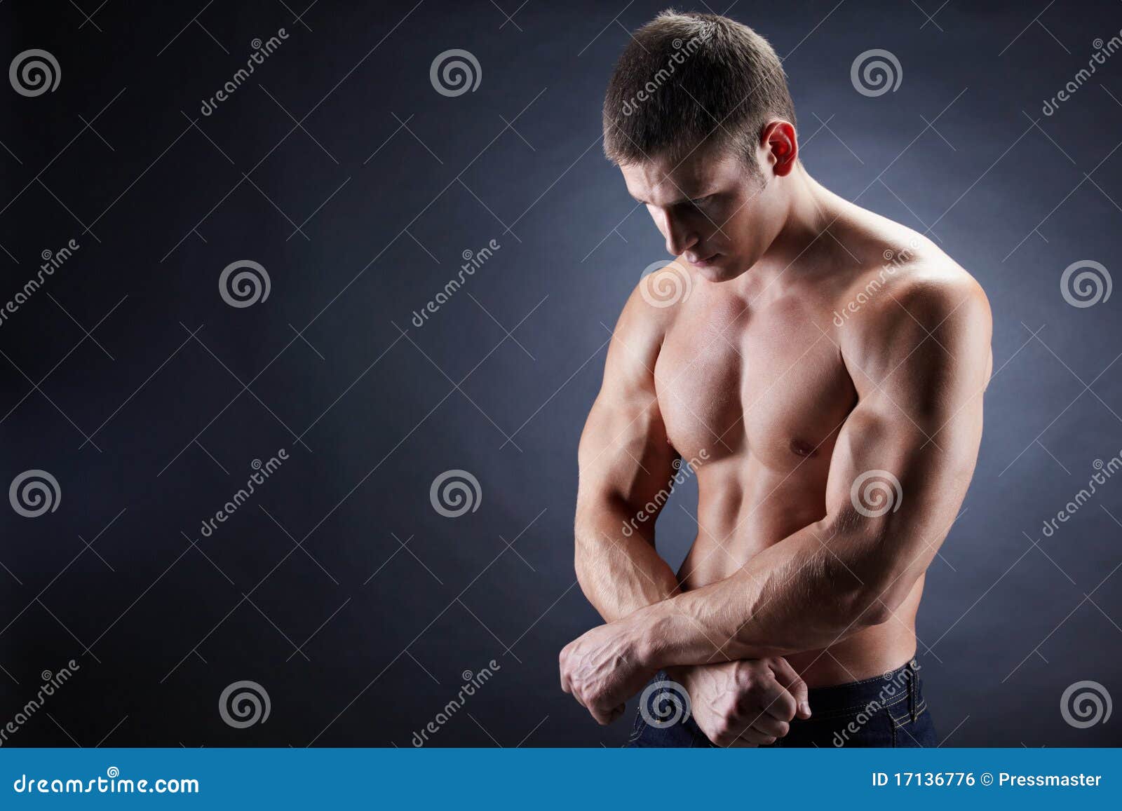 Strong guy stock photo. Image of athlete, adult, isolated - 17136776