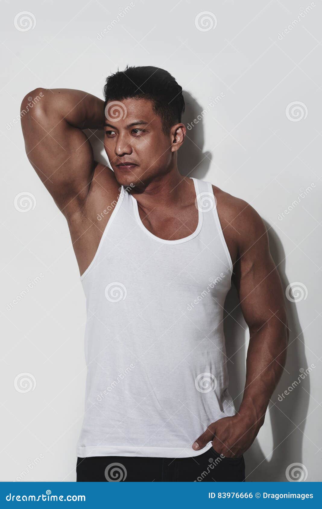 Strong guy stock photo. Image of isolated, athlete, strong - 83976666