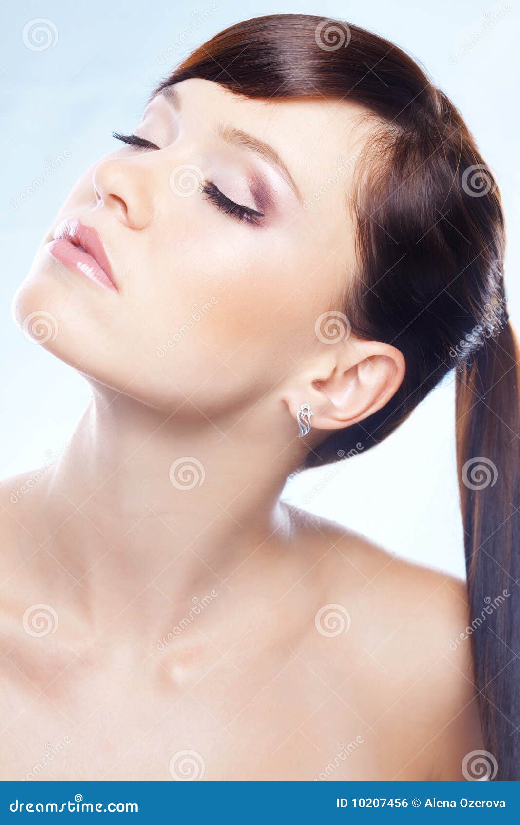 Strong hair stock photo. Image of model, attractive, care - 10207456