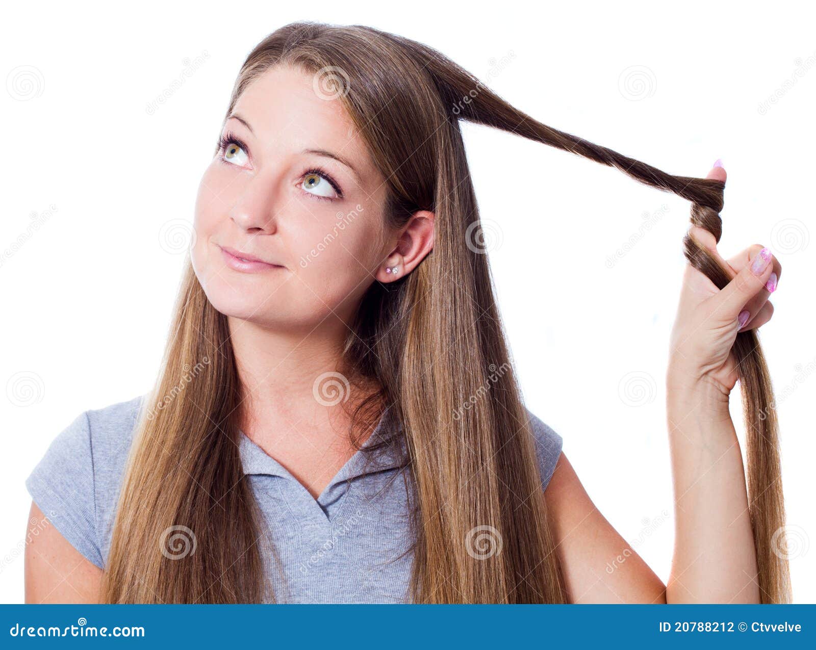 Strong hair stock photo. Image of look, healthy, caucasian - 20788212