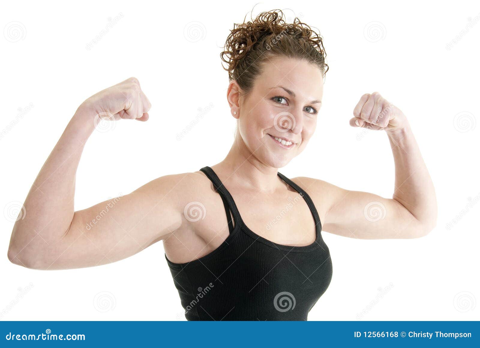 Strong and happy stock photo. Image of muscles, caucasian - 12566168