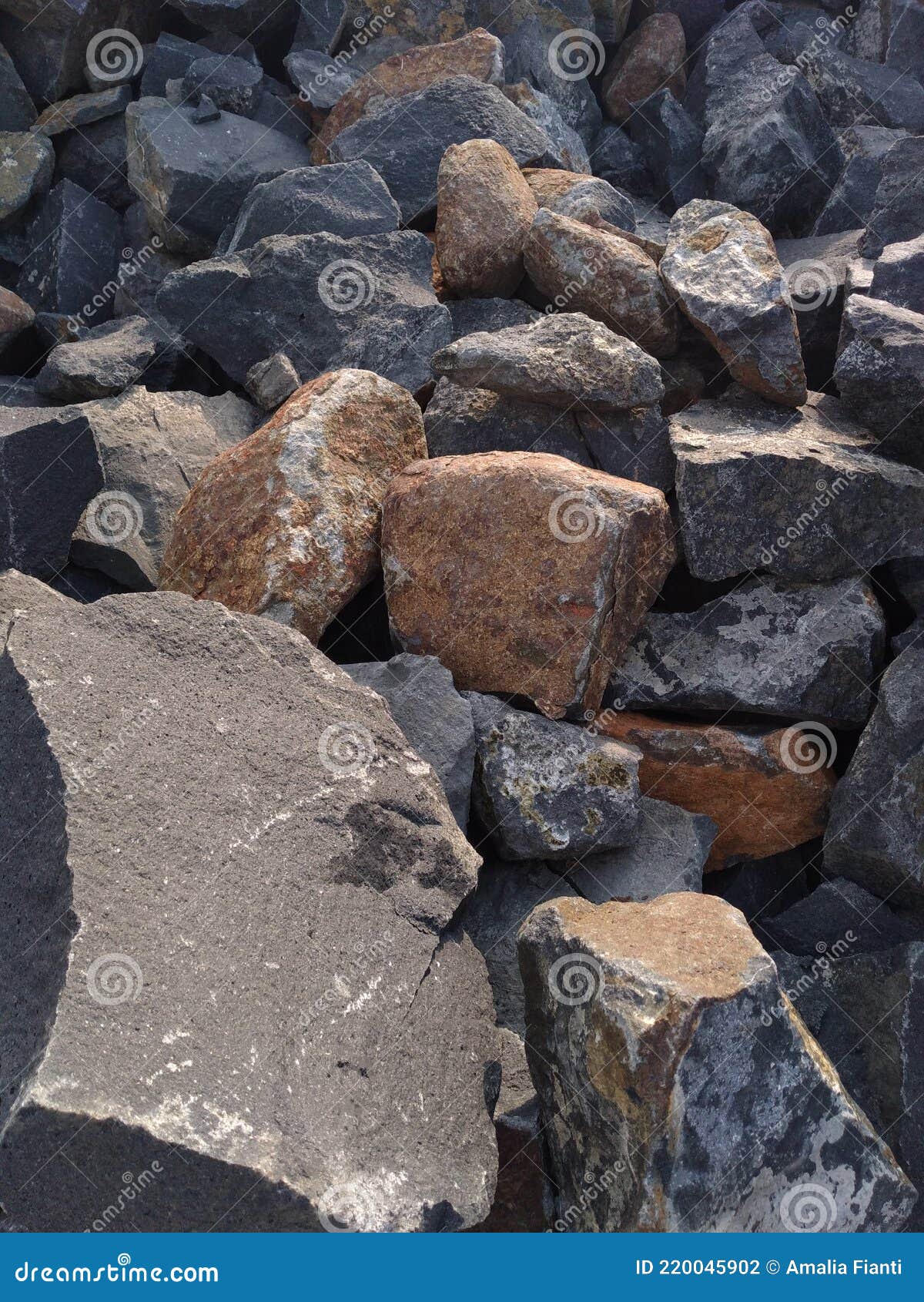 Strong and hard rock stock photo. Image of hard, outdoor - 220045902