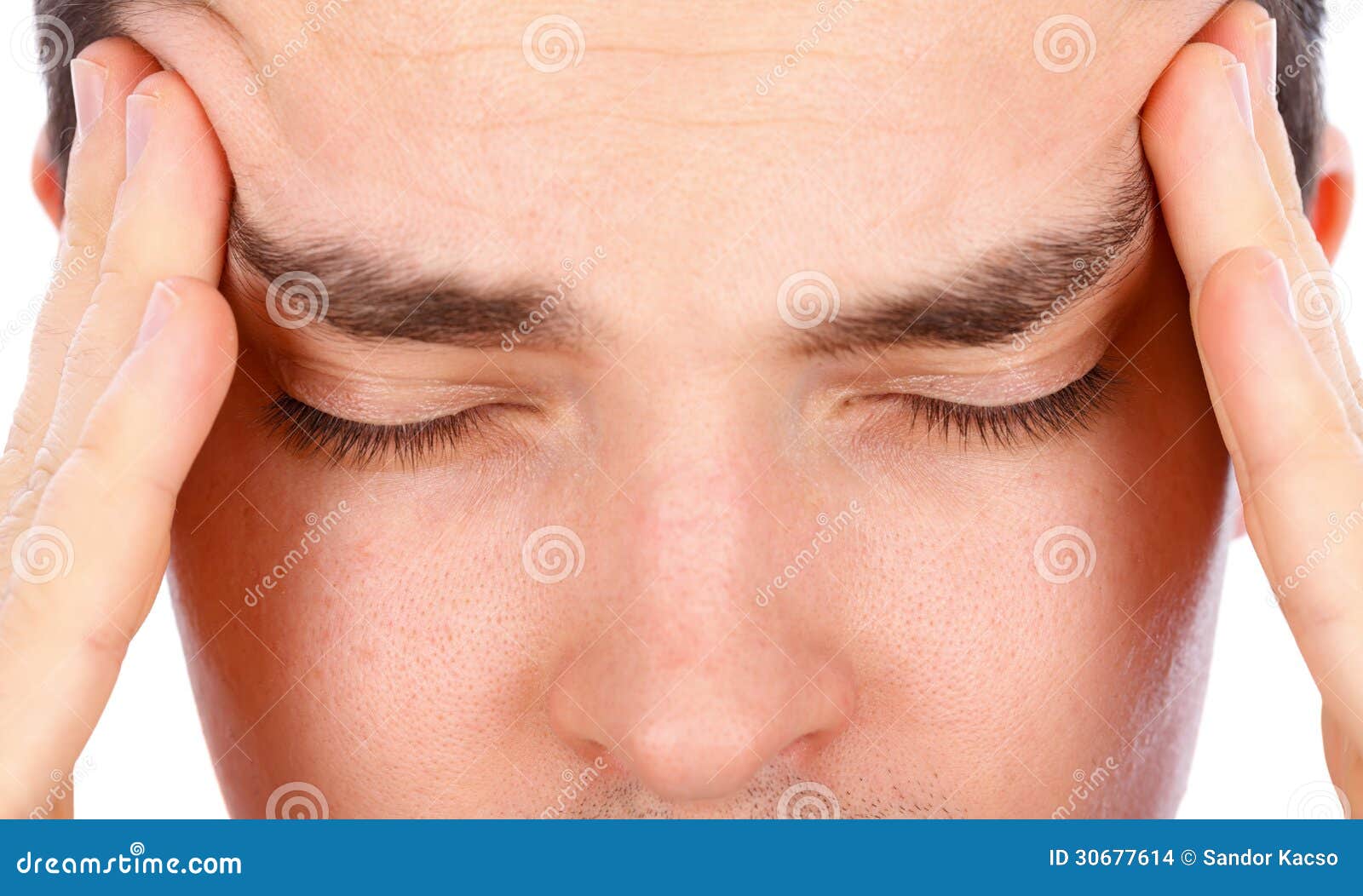 Strong Headache stock photo. Image of lawyer, alone, pressure - 30677614