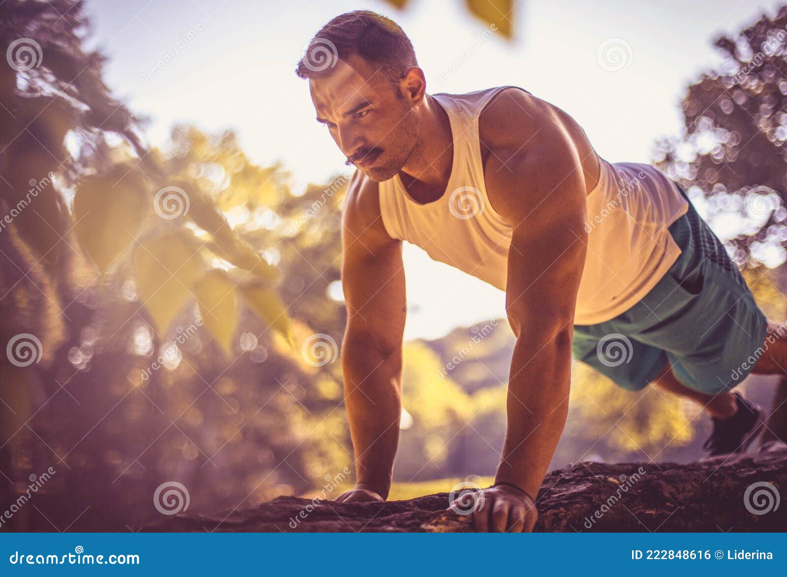 Strong healthy man stock photo. Image of lifestyles - 222848616