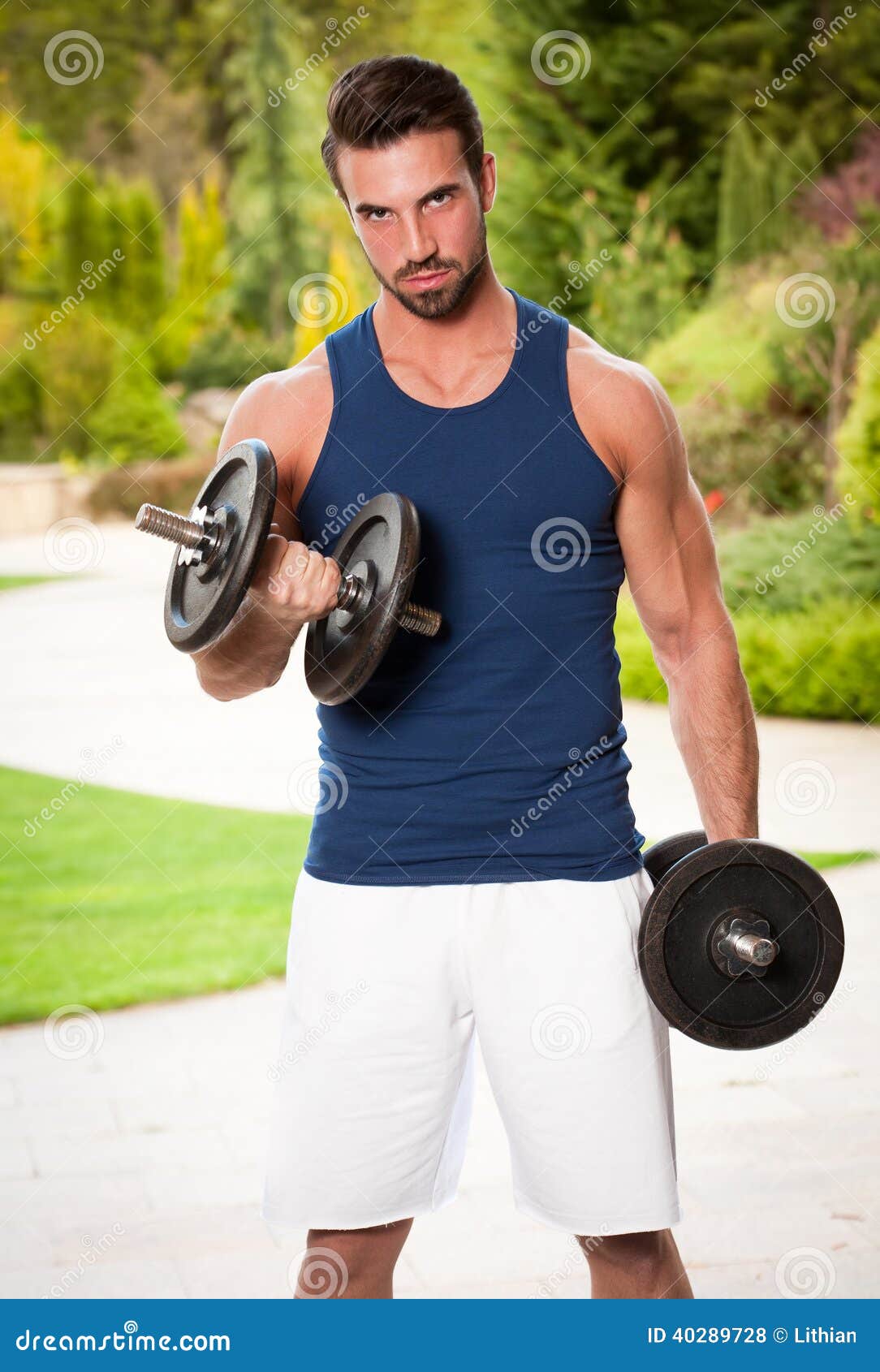 Strong and healthy. stock photo. Image of shape, healthy - 40289728