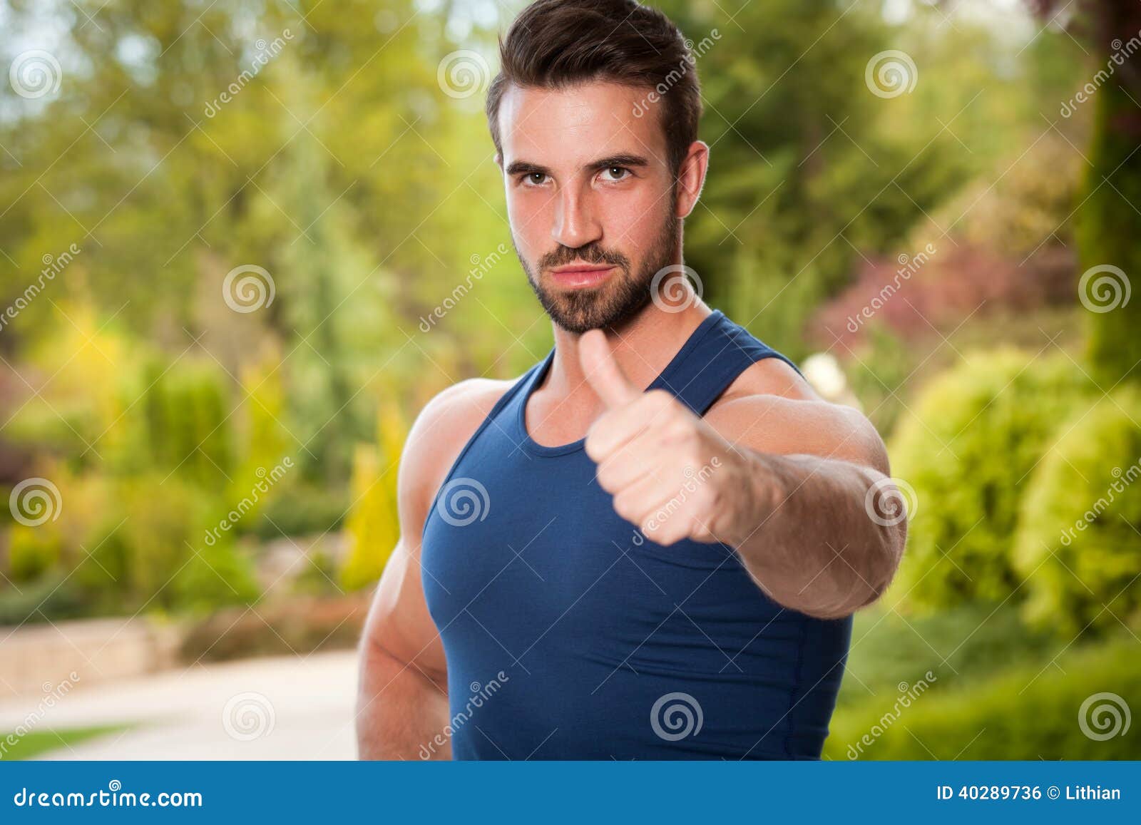 Strong and healthy. stock photo. Image of loss, muscles - 40289736