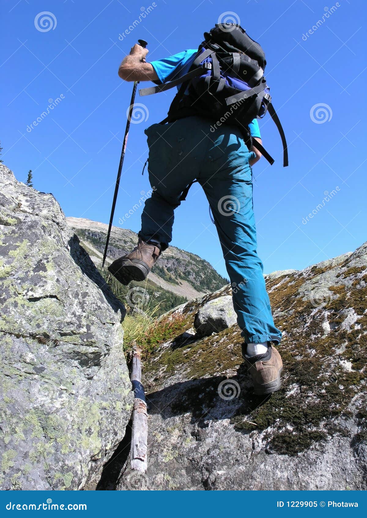 Strong Hiker stock image. Image of remote, fitness, british - 1229905