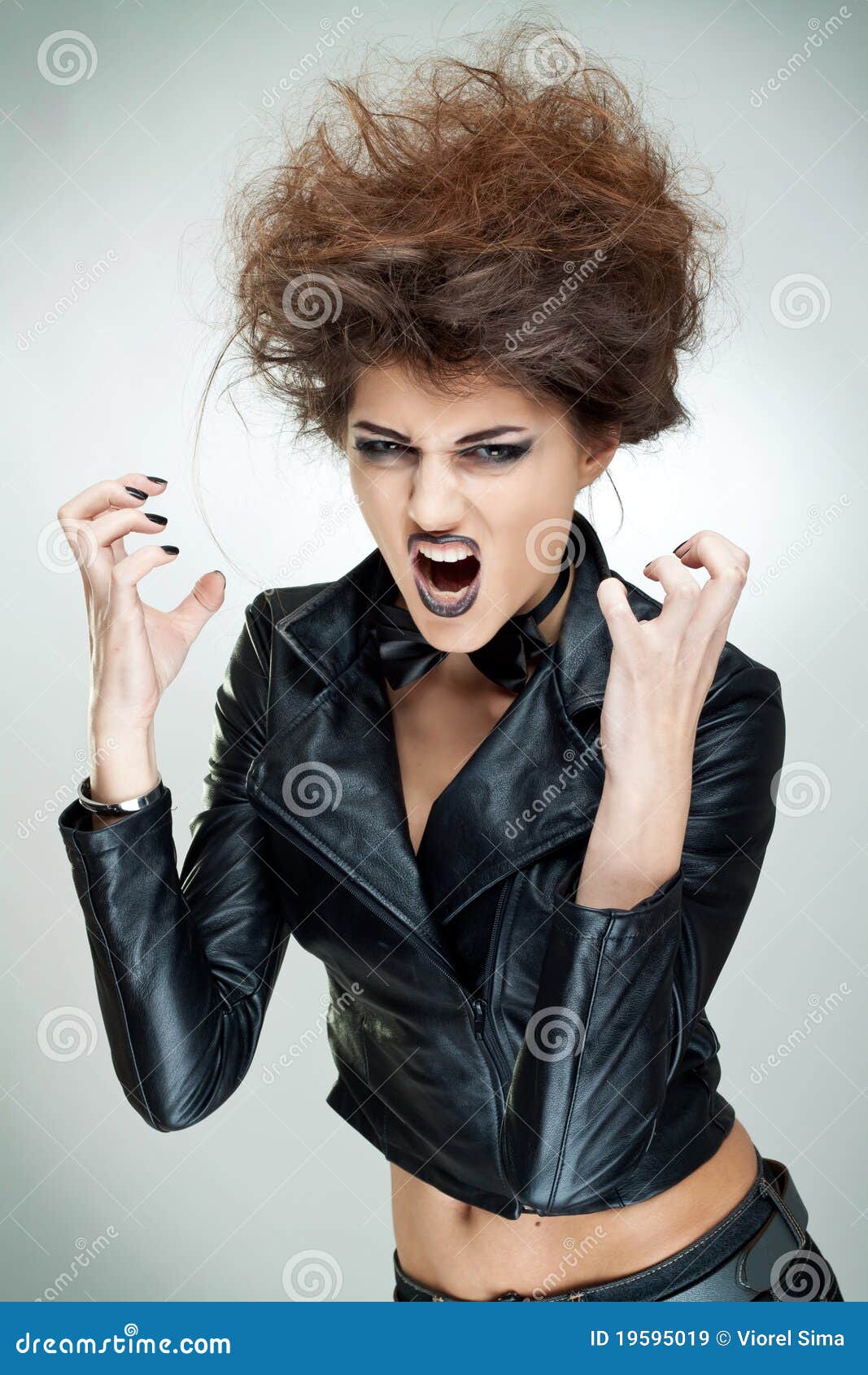 Strong Image of a Very Upset Woman Stock Image - Image of hair, despair ...