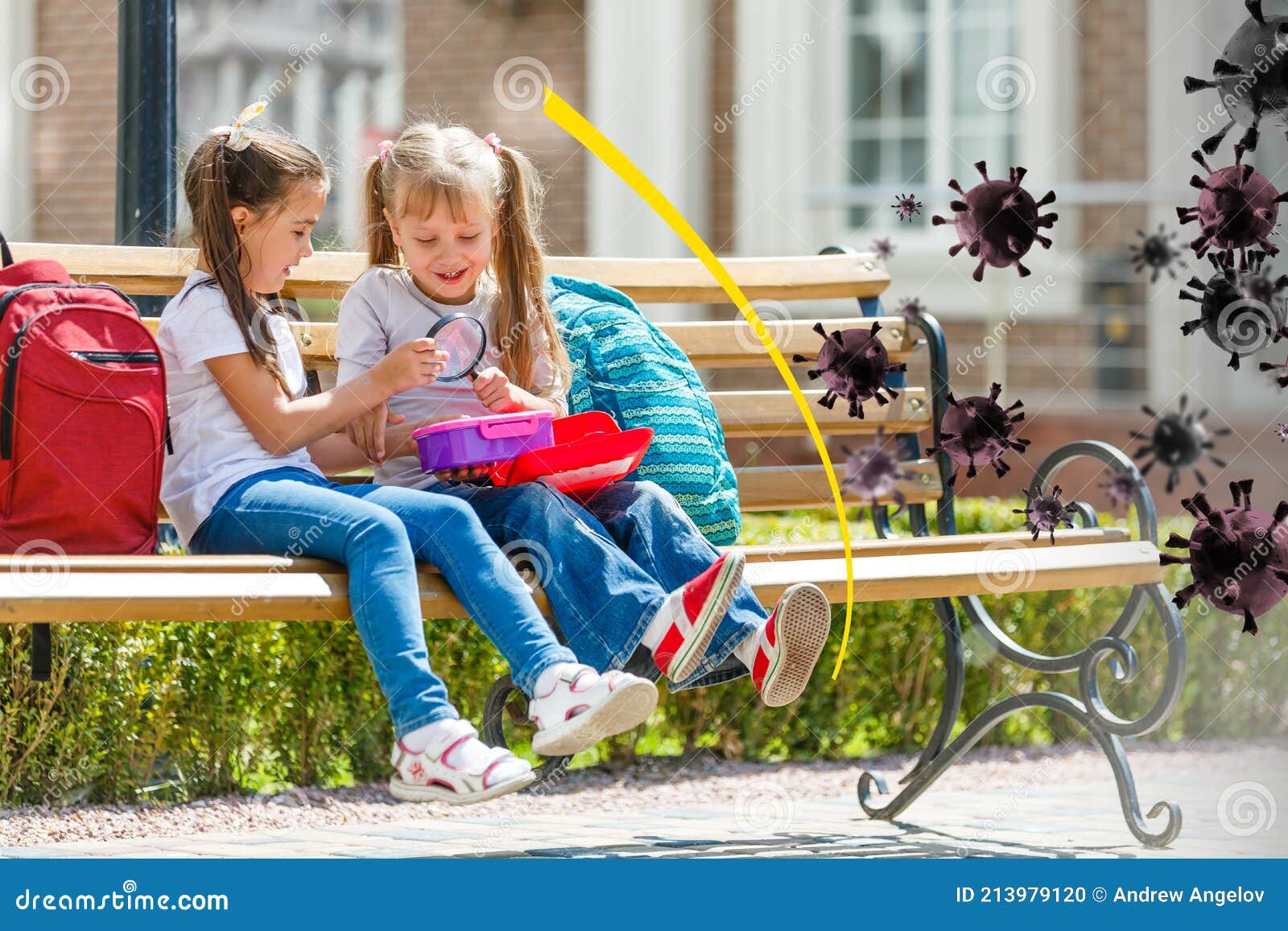 Strong Immunity As Shield Protecting Children Virus, Illustration Stock ...