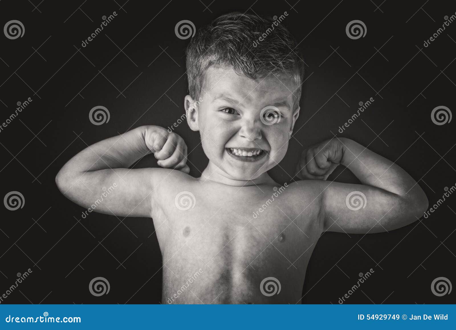 Strong kid stock image. Image of beautiful, portrait - 54929749